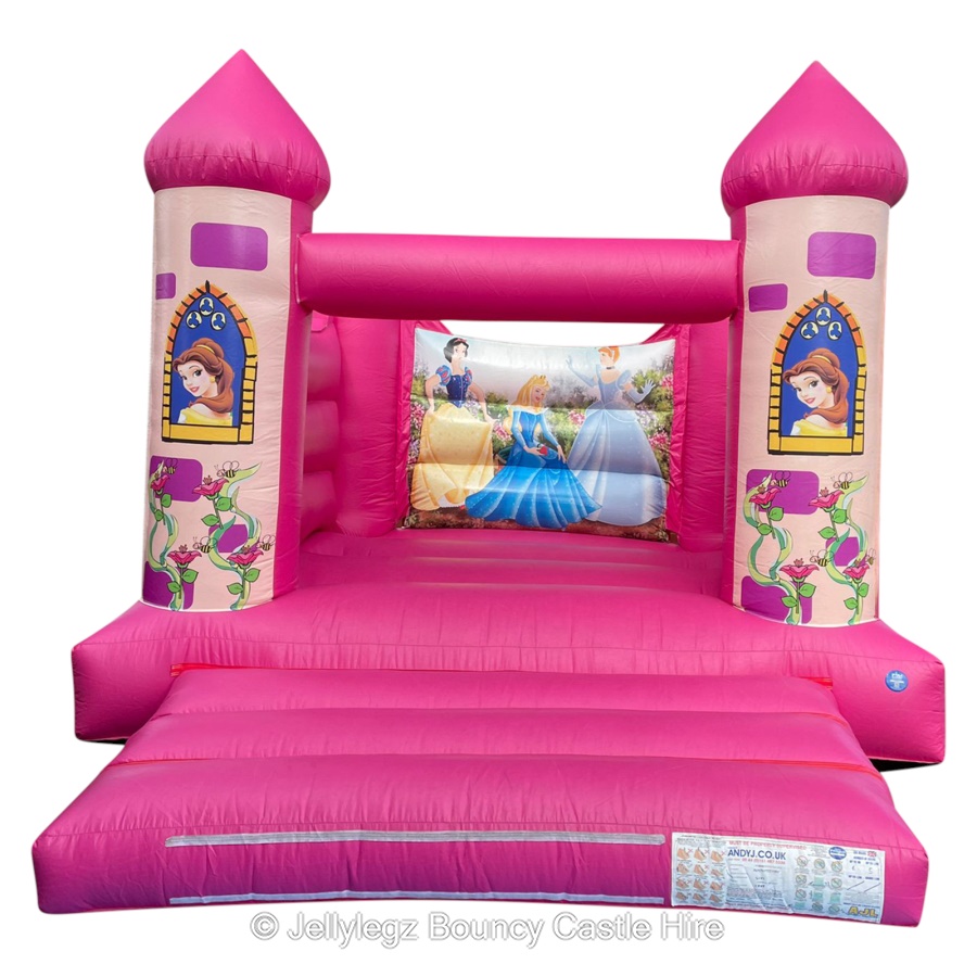 Princess Castle Bouncy Castle (With Turrets) - Bouncy Castle Hire in ...